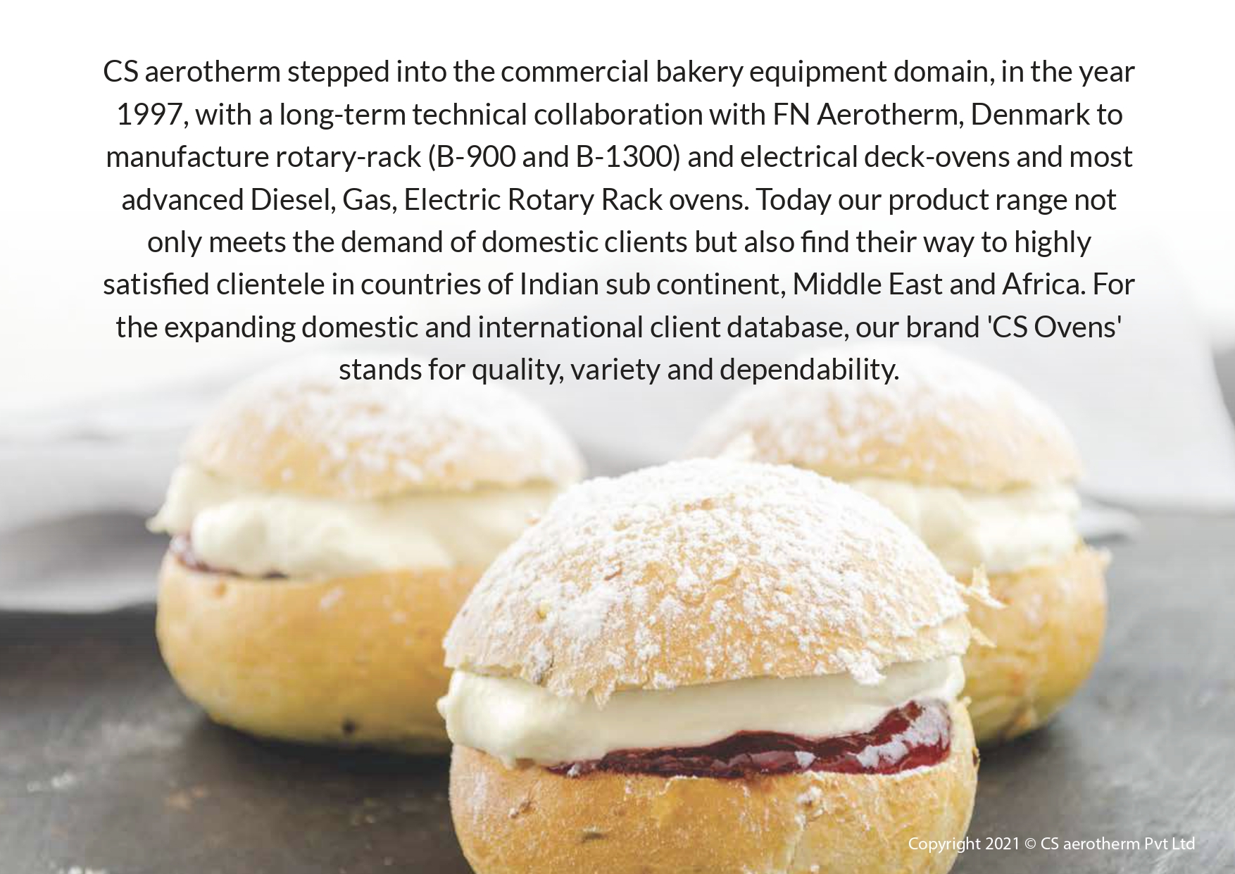 Cream Injector Machine Brochure | csaerotherm