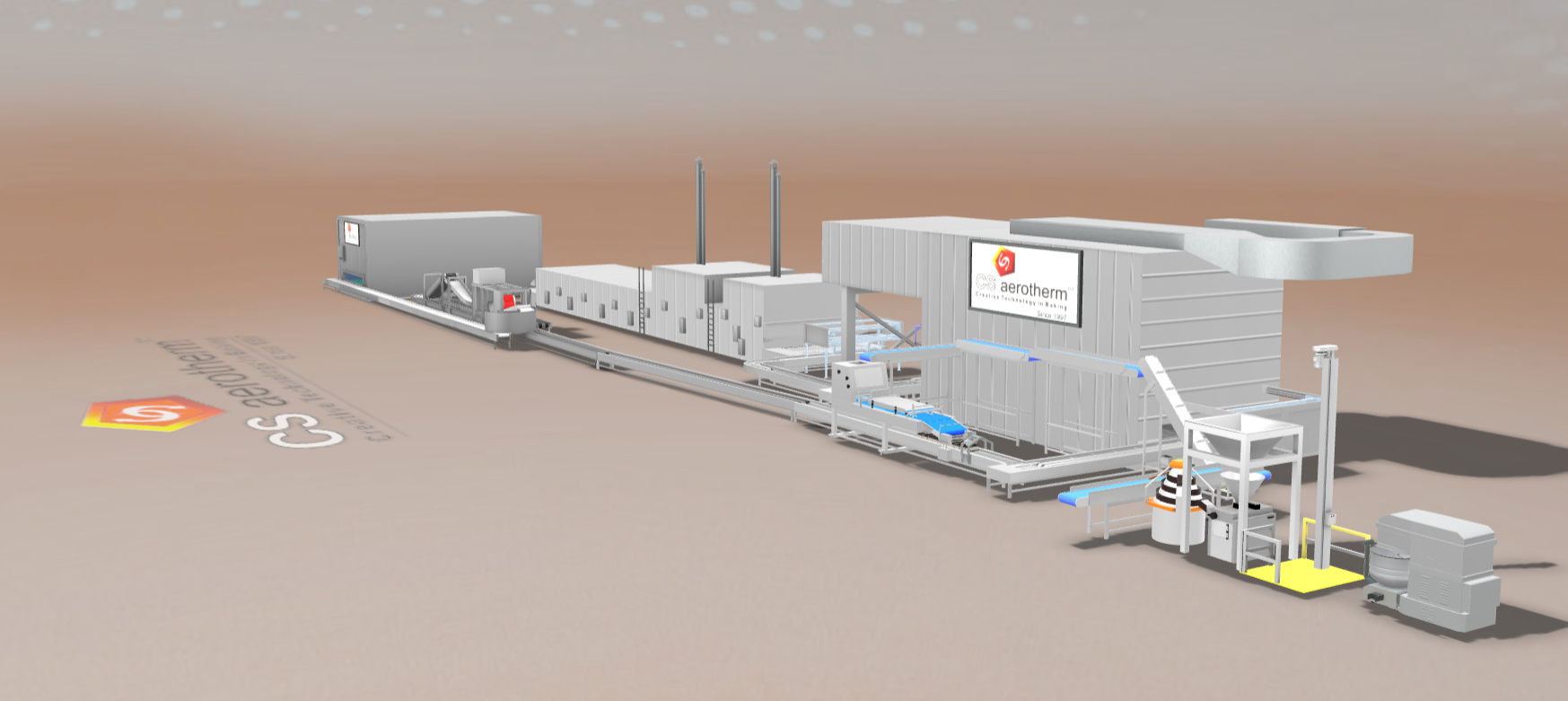 Automatic Bakery Line | csaerotherm